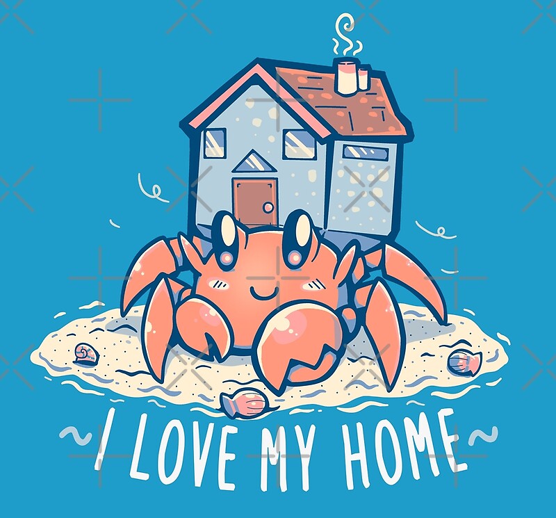 "I Love my Home" by TechraNova | Redbubble