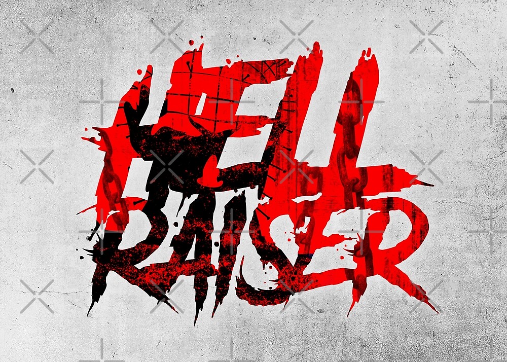 "105 Hellraiser font" by yexart | Redbubble