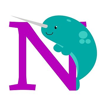 "Alphabet Letter N Design for Kids" Poster for Sale by CrookedCreek ...