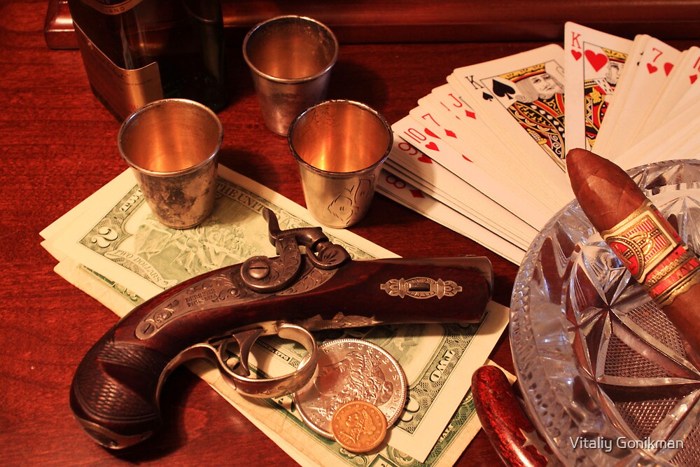 "Vintage Gambling Set Up " by Vitaliy Gonikman | Redbubble