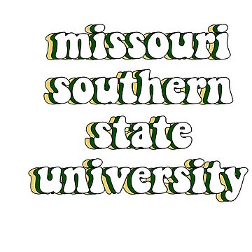 "mssu" Sticker for Sale by xoxobrooklynn | Redbubble