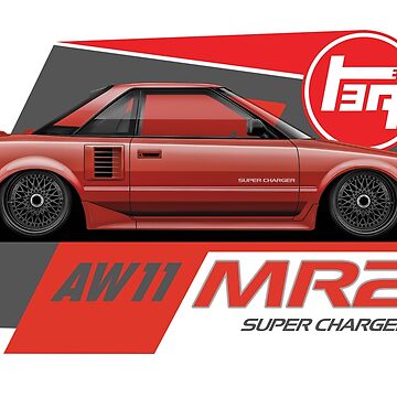 "AW11-001red (JDM)" Sticker for Sale by kanseigazou | Redbubble