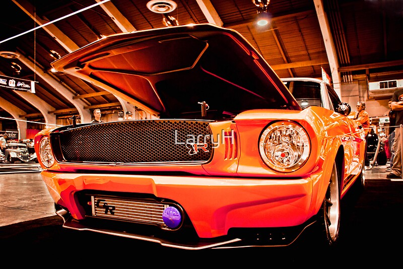 "Orange Stang" by LarryH | Redbubble