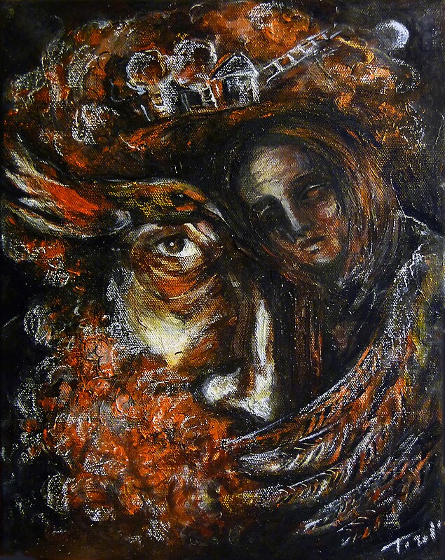 ""Gallo and tree spirit"" by Tatjana Larina | Redbubble