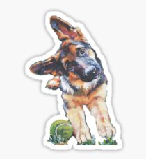German Shepherd Stickers | Redbubble