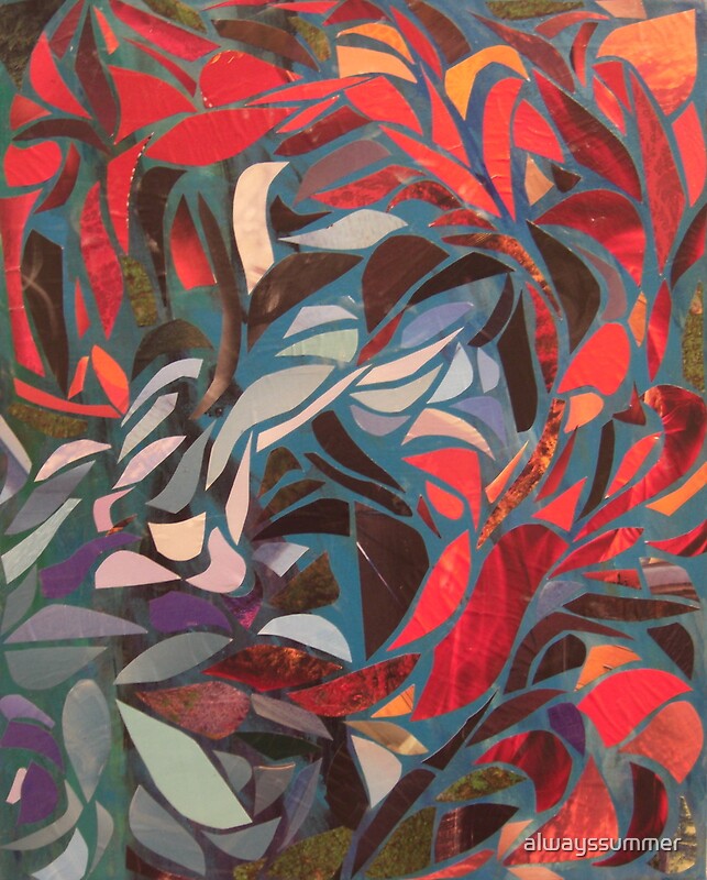 "red fountain" by alwayssummer | Redbubble