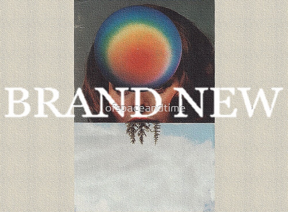 "Brand New textured album art logo" by ofspaceandtime | Redbubble