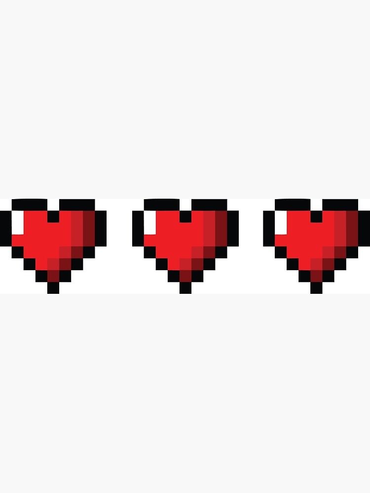 "Full Life Video Game Hearts" Art Print by sagegrl | Redbubble