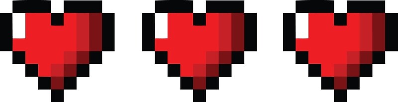 "Full Life Video Game Hearts" Art Prints by sagegrl | Redbubble