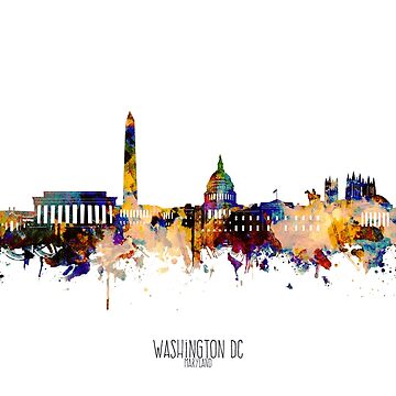 "washington dc skyline" Poster for Sale by BekimART2 | Redbubble