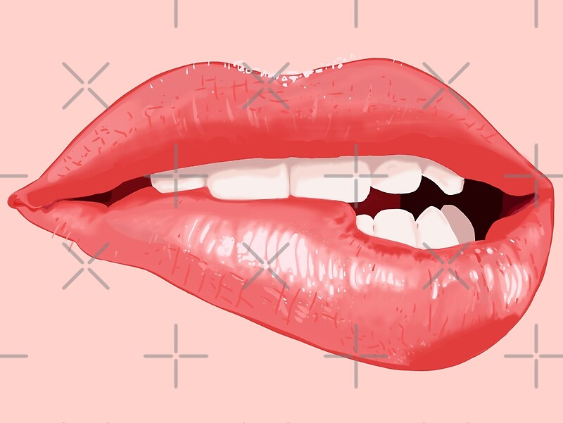 "big mouth pinched" by MimieTrouvetou | Redbubble