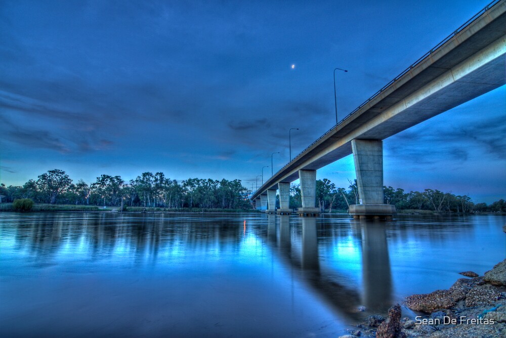 "Mildura Bridge, Victoria, Australia - HDR" by Sean De Freitas | Redbubble