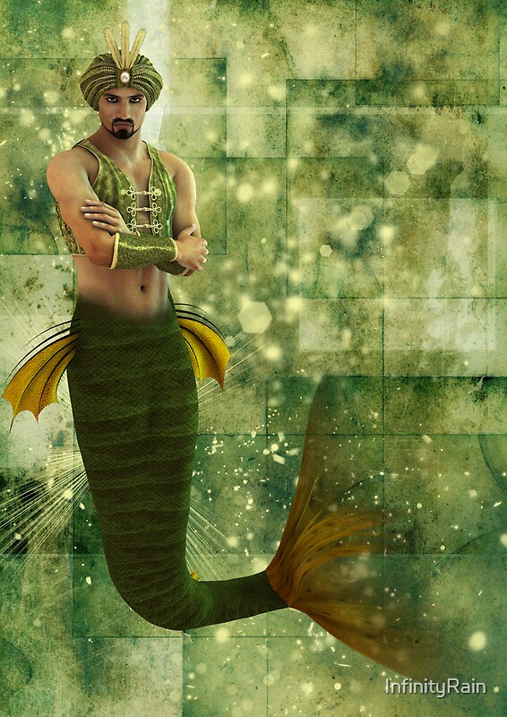"Persian Merman" by InfinityRain | Redbubble