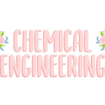 "Chemical Engineering Pink" Sticker for Sale by bathwater | Redbubble