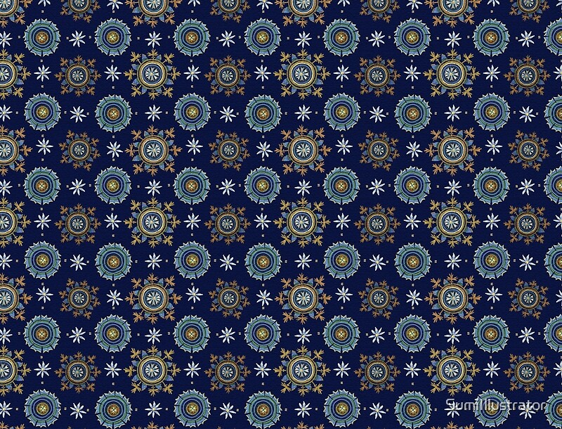 "Byzantine blue Empire" by SumiIllustrator | Redbubble