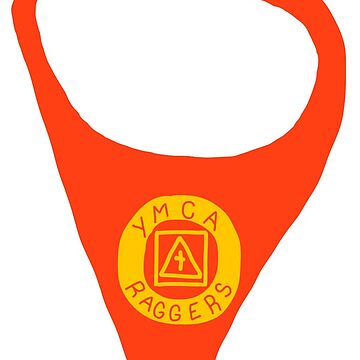 "YMCA Raggers Red Rag" Sticker for Sale by mandamadness | Redbubble