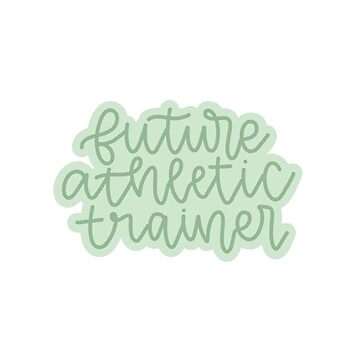 "Future Athletic Trainer" Sticker for Sale by carleyguill | Redbubble