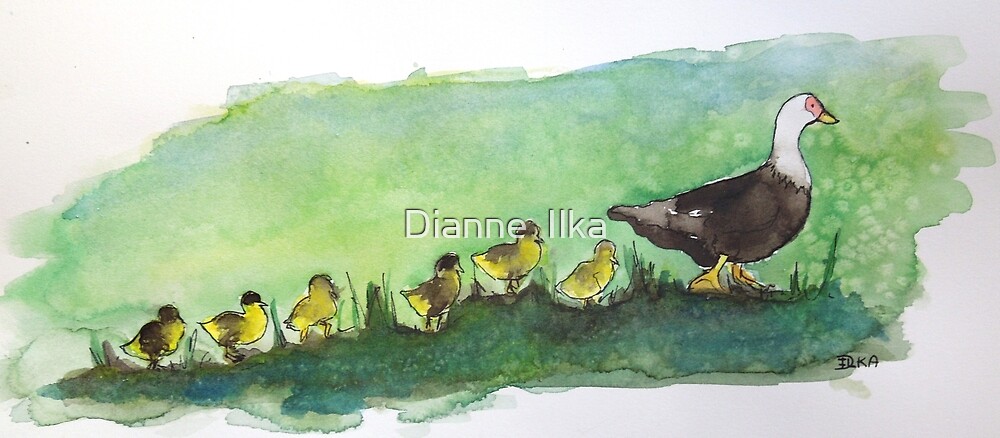 "Mother duck said "Quack, quack, quack, quack!"" by Dianne Ilka | Redbubble