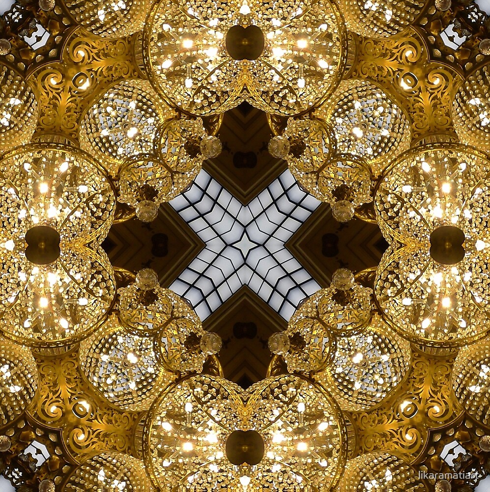 "Golden Pattern by Lika Ramati" by likaramatiart | Redbubble
