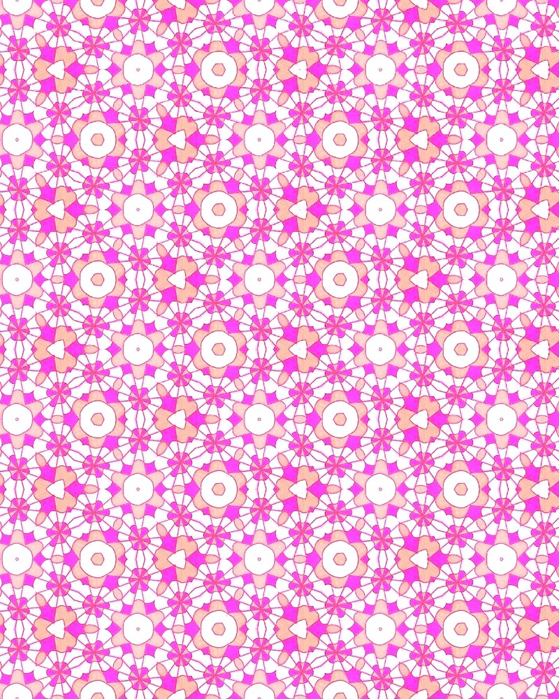 "Pink Girl Pattern" by bubbliciousart | Redbubble