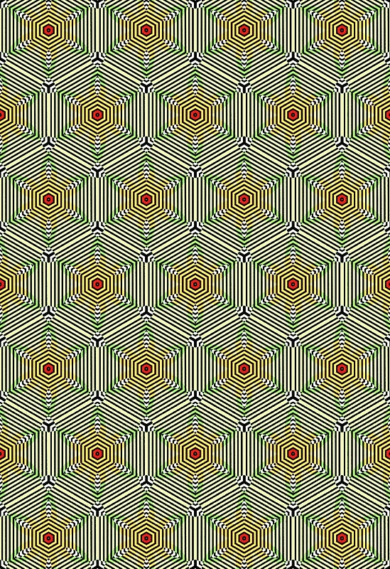 "Optical illusion pattern" by bubbliciousart | Redbubble
