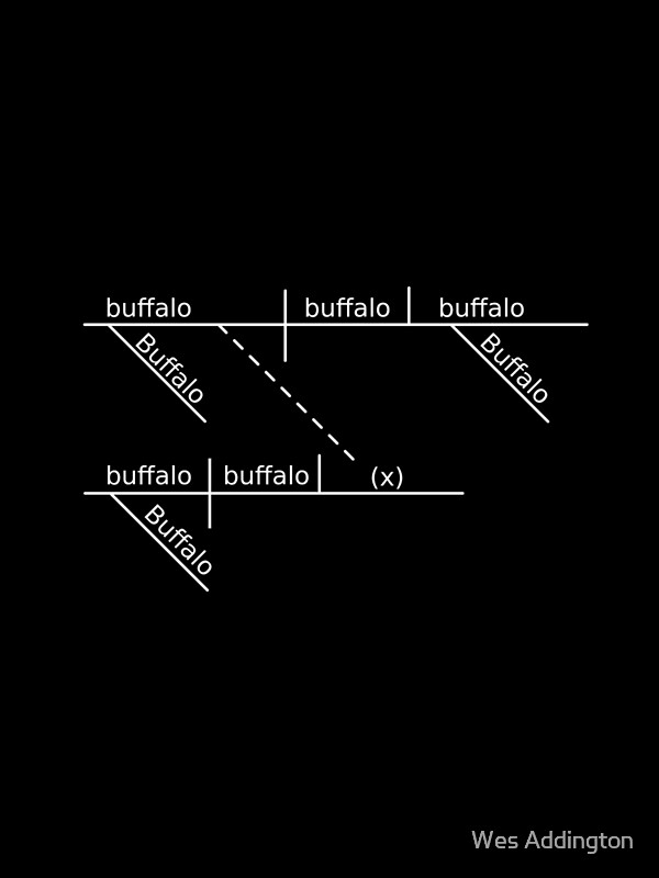 "Buffalo buffalo Buffalo buffalo buffalo buffalo Buffalo buffalo" by ...