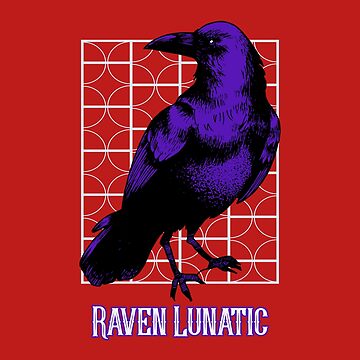 "Raven Lunatic" Art Print for Sale by Skald-in-Alaska | Redbubble