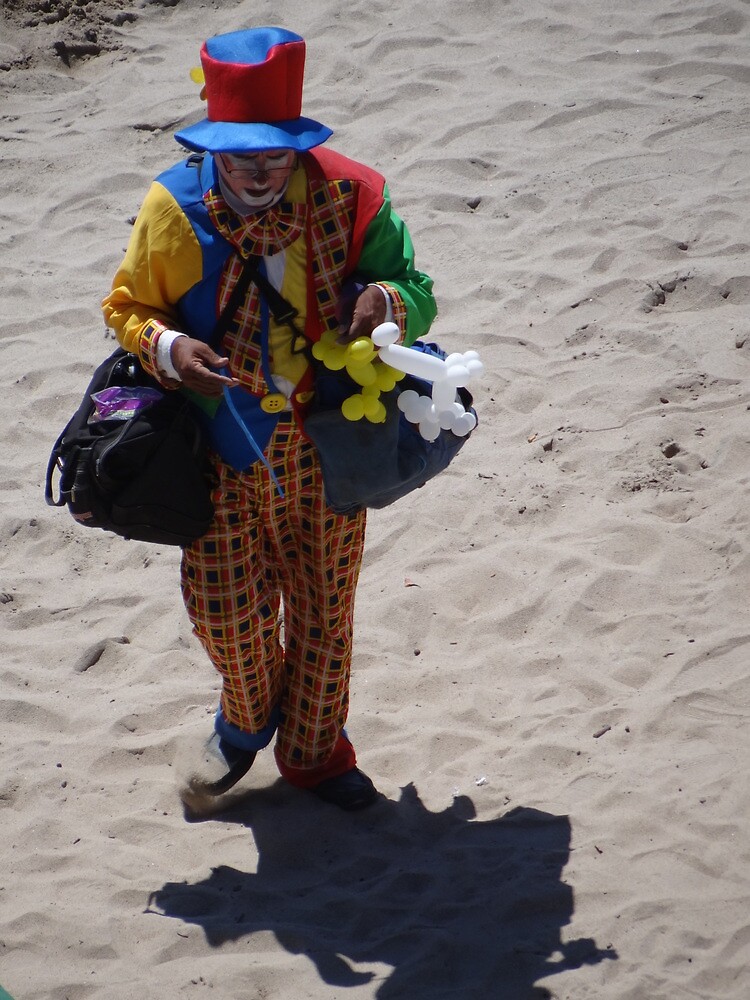 "Sad Clown at the Beach - Payaso triste en la Playa" by PtoVallartaMex ...