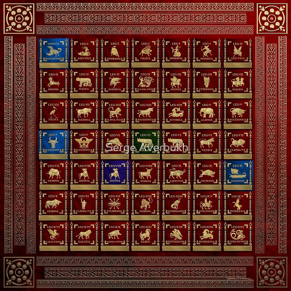 "Standards of Roman Imperial Legions - Legionum Romani Imperii Insignia ...