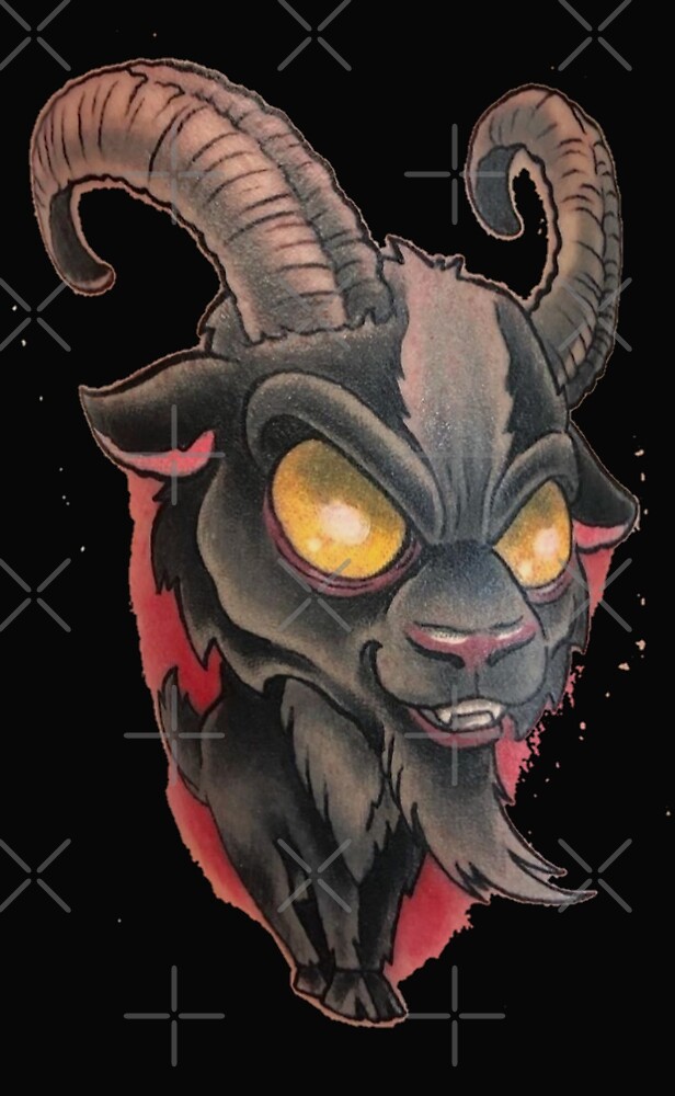 "evil goat" by Samer Eisheh | Redbubble