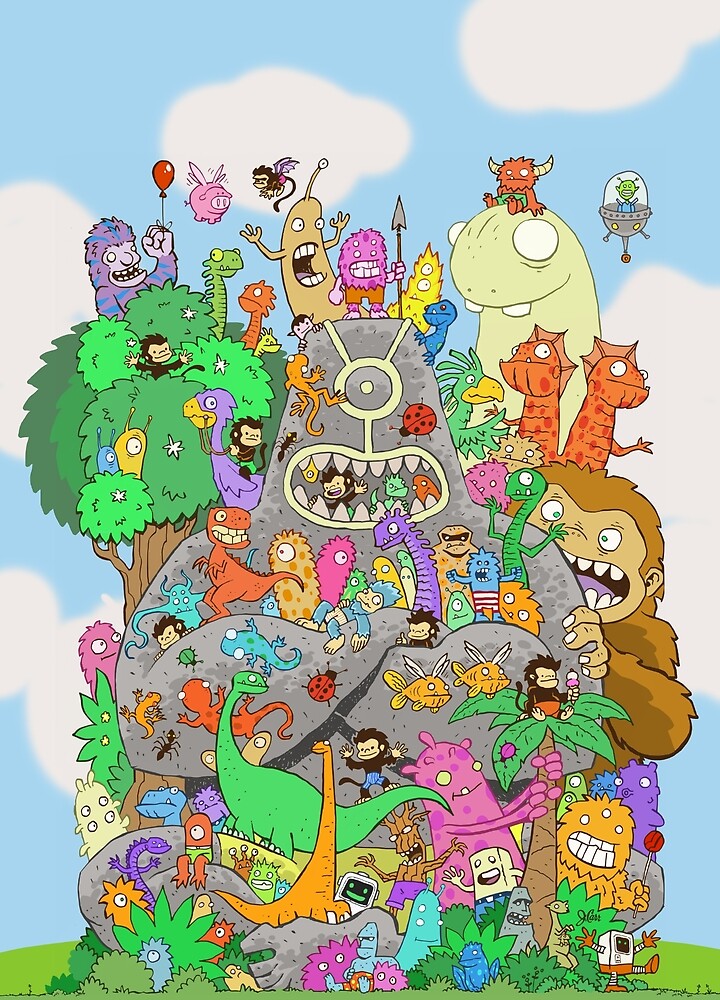 "All Kinds of Critters" by JCarrtoons | Redbubble