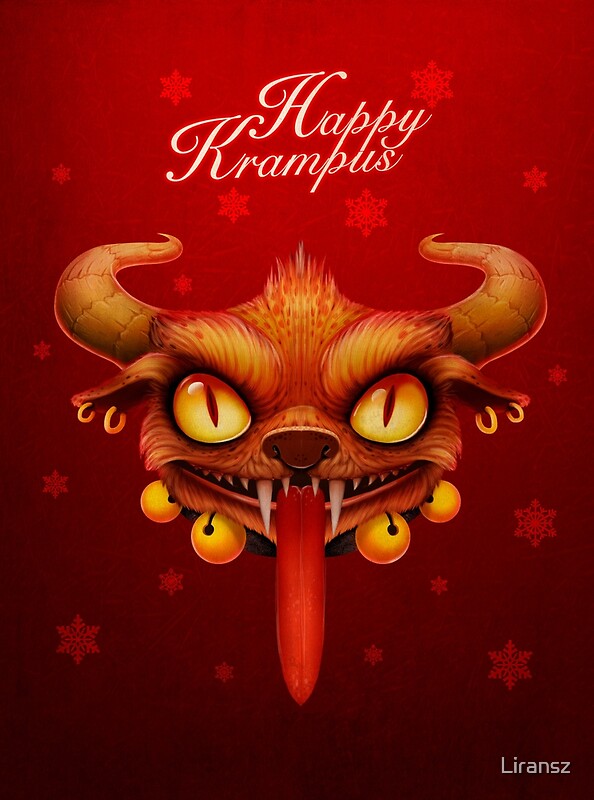 "Happy Krampus" by Liransz | Redbubble