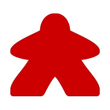 "The Red Meeple Board Game Piece" Greeting Card for Sale by ...