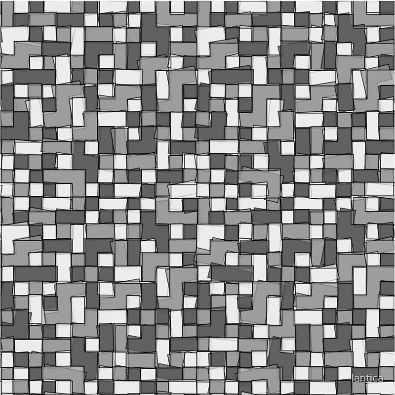 "Abstract gray scale pixel background" by lantica | Redbubble