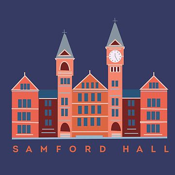 "I Love Samford Hall" Art Print for Sale by taylorsarttable | Redbubble
