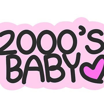 "2000's baby aesthetic" Sticker for Sale by edenkittybug | Redbubble