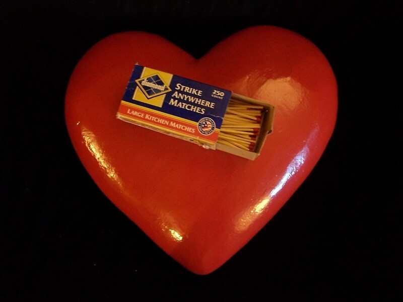 "Love Heart and Matches" by farrellhamann | Redbubble
