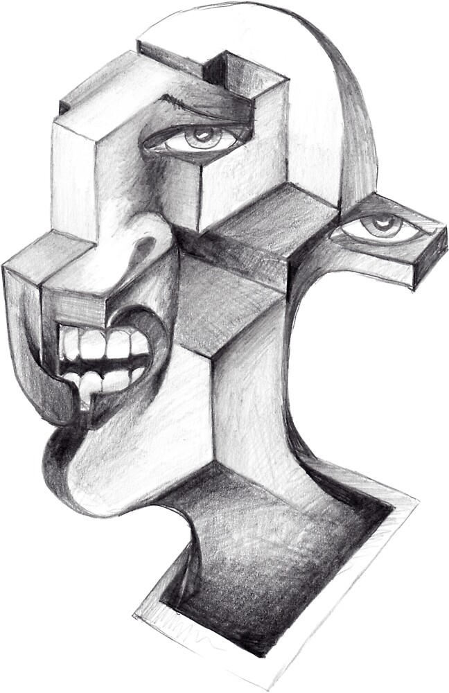 "synthetic cubist portrait" by cuboy67 | Redbubble