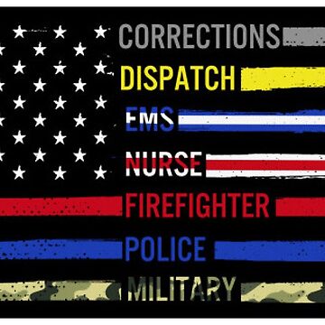 "First responder flag graphic design " Mask for Sale by Tim Dunaway ...