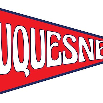"duquesne university pennant" Sticker for Sale by saf0218 | Redbubble