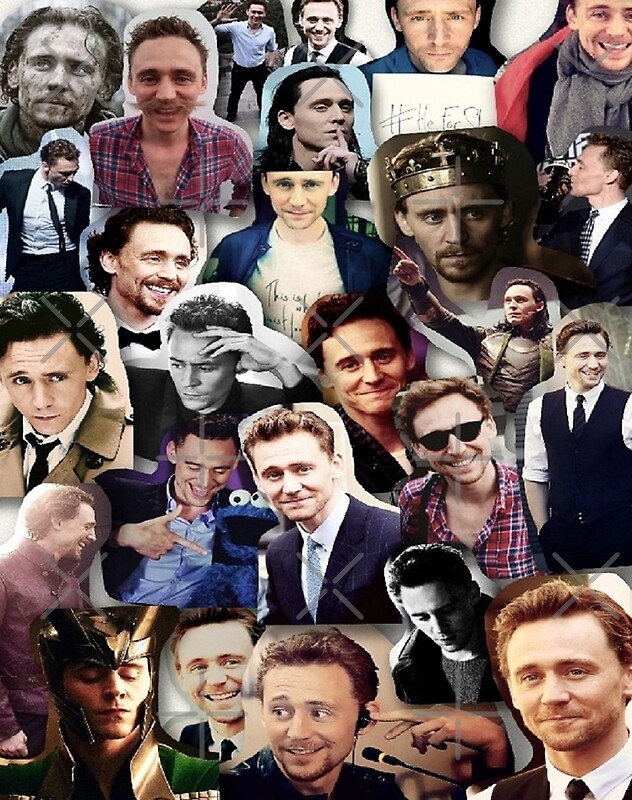 "Tom Hiddleston collage" by unicorndeni | Redbubble