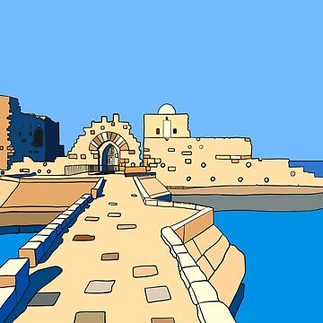 "Lebanon: Sidon Sea Castle" Poster for Sale by dkaranouh | Redbubble