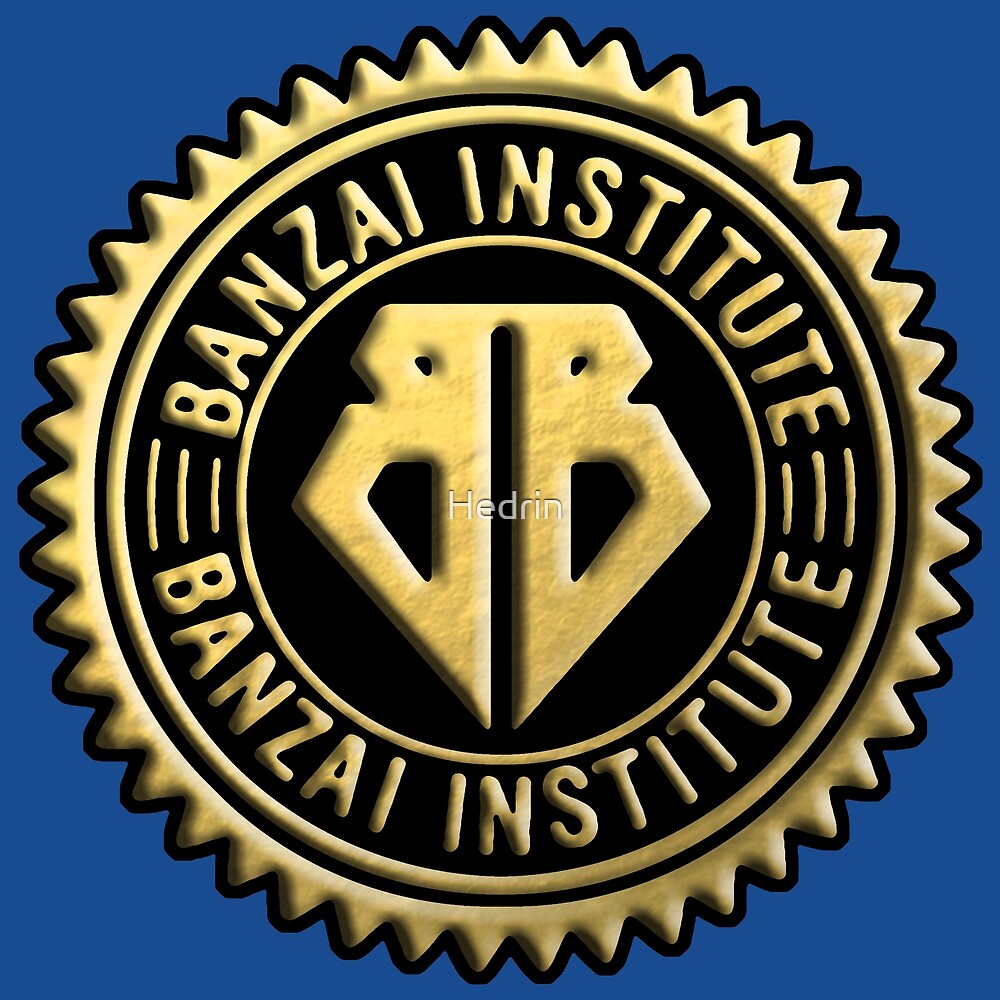 "Buckaroo Banzai Institute Gear Logo Gold Seal" by Hedrin | Redbubble