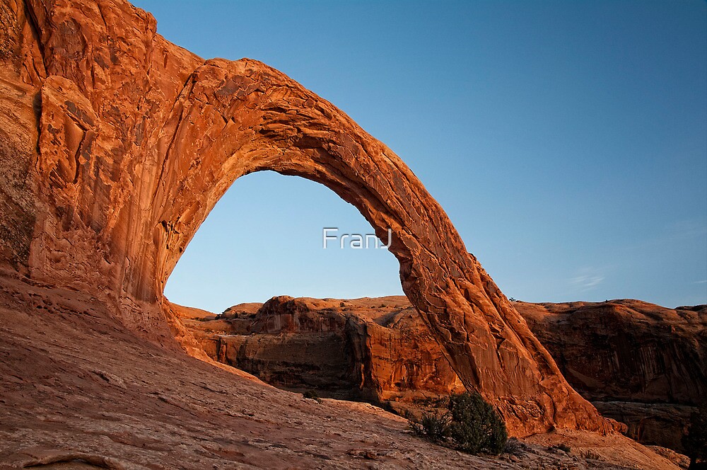 "Corona Arch, Bootlegger Canyon, Moab" by FranJ | Redbubble