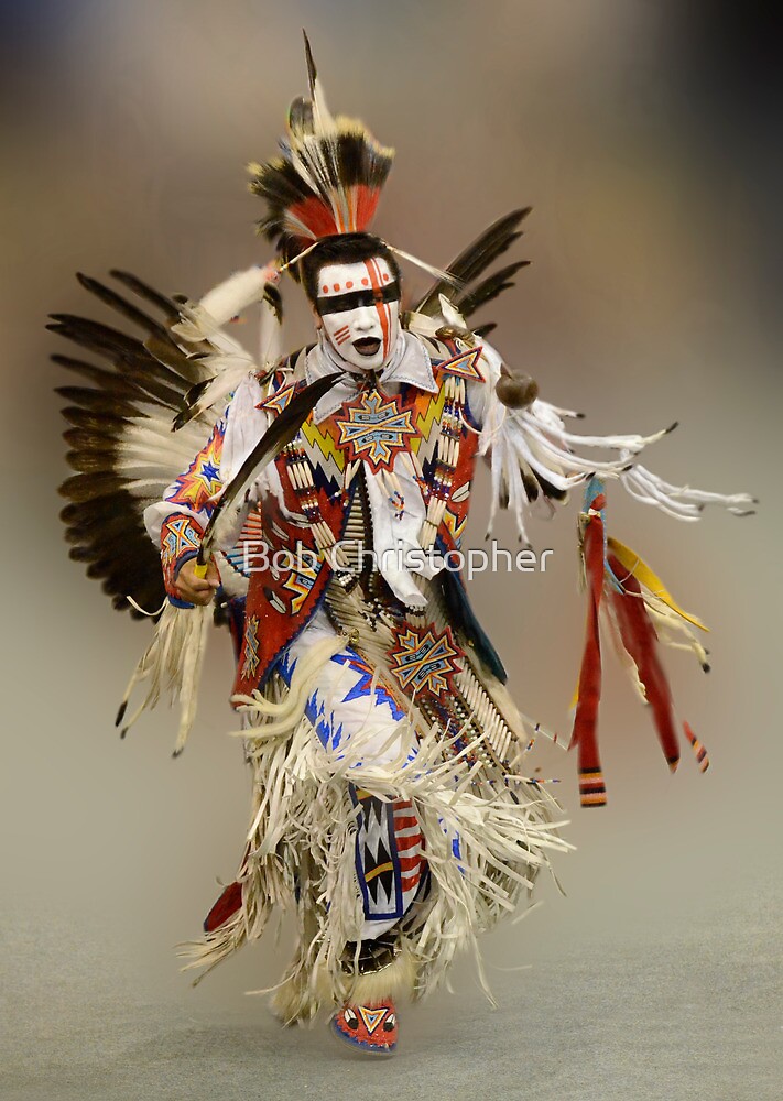 "First Nations Chicken Dancer" by Bob Christopher | Redbubble