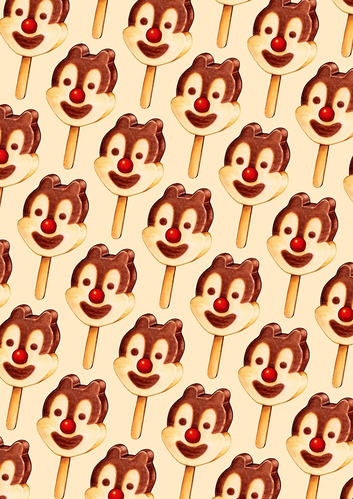 "Chip and Dale Ice Cream Pattern" by Kelly Gilleran | Redbubble