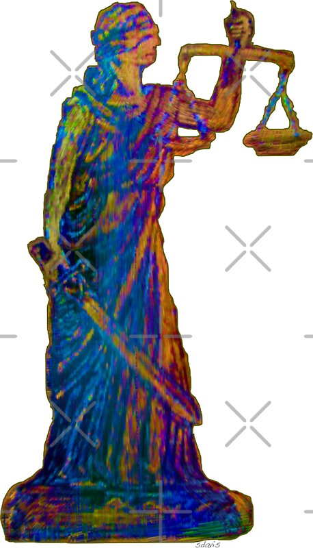 Lady Justice: Stickers | Redbubble