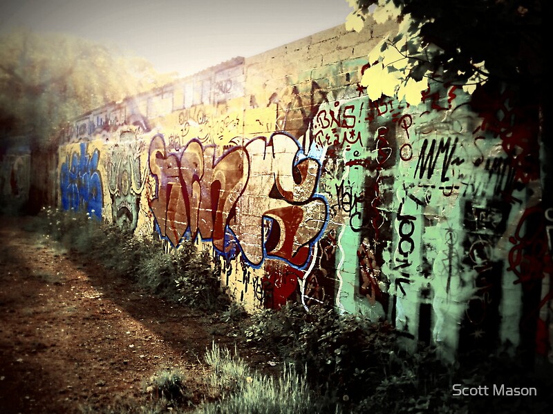 «Meanwood Graffiti II» de Scott Mason | Redbubble