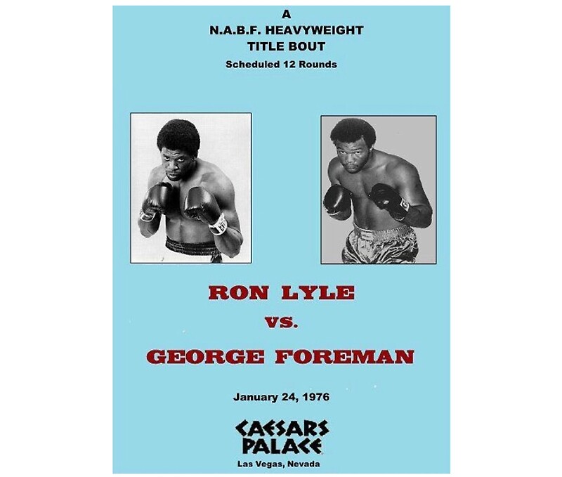 "Lyle v Foreman " by Don Shelby UK | Redbubble