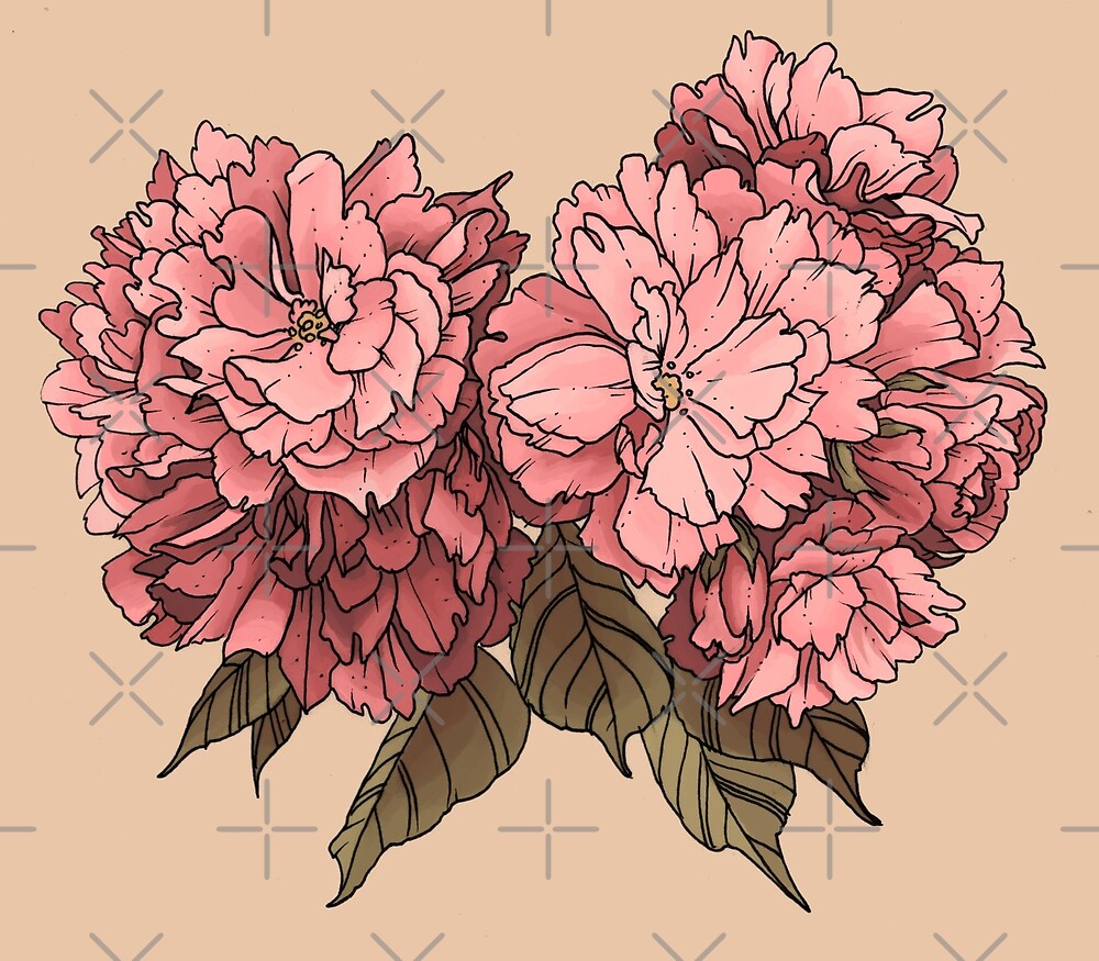 "Botanical - Tattoo Flash" by Amanda Zito | Redbubble